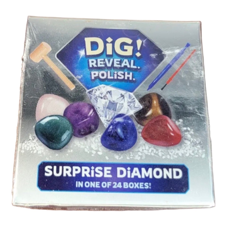 Real Diamond Mine Dig It! Explore To Find In 1 of 24 Boxes NEW COLECT ...