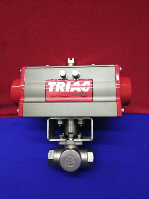 TRIAC 38TX0502R2SXXL 2R40SR SPRING RETURN ACTUATOR MOUNTED TO 38 SERIES ...