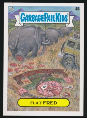 4B FLAT FRED 2023 GPK Garbage Pail Kids Go On Vacation FAMOUS LANDMARKS ...