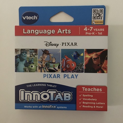 NEW Innotab V-Tech Game Pixar Play Teaches Language Arts 4-7 YEARS | eBay