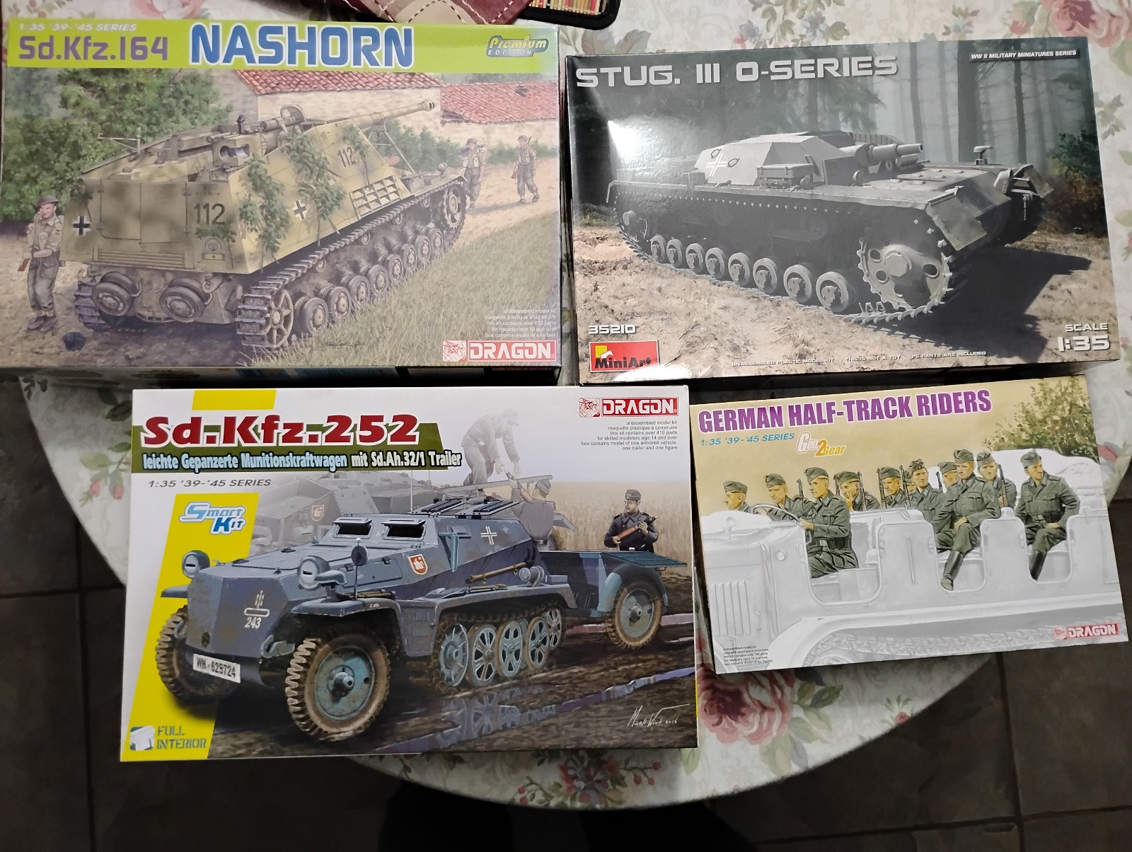 1/35 scale armor model kit lot of 4 dragon miniart unbuilt | eBay