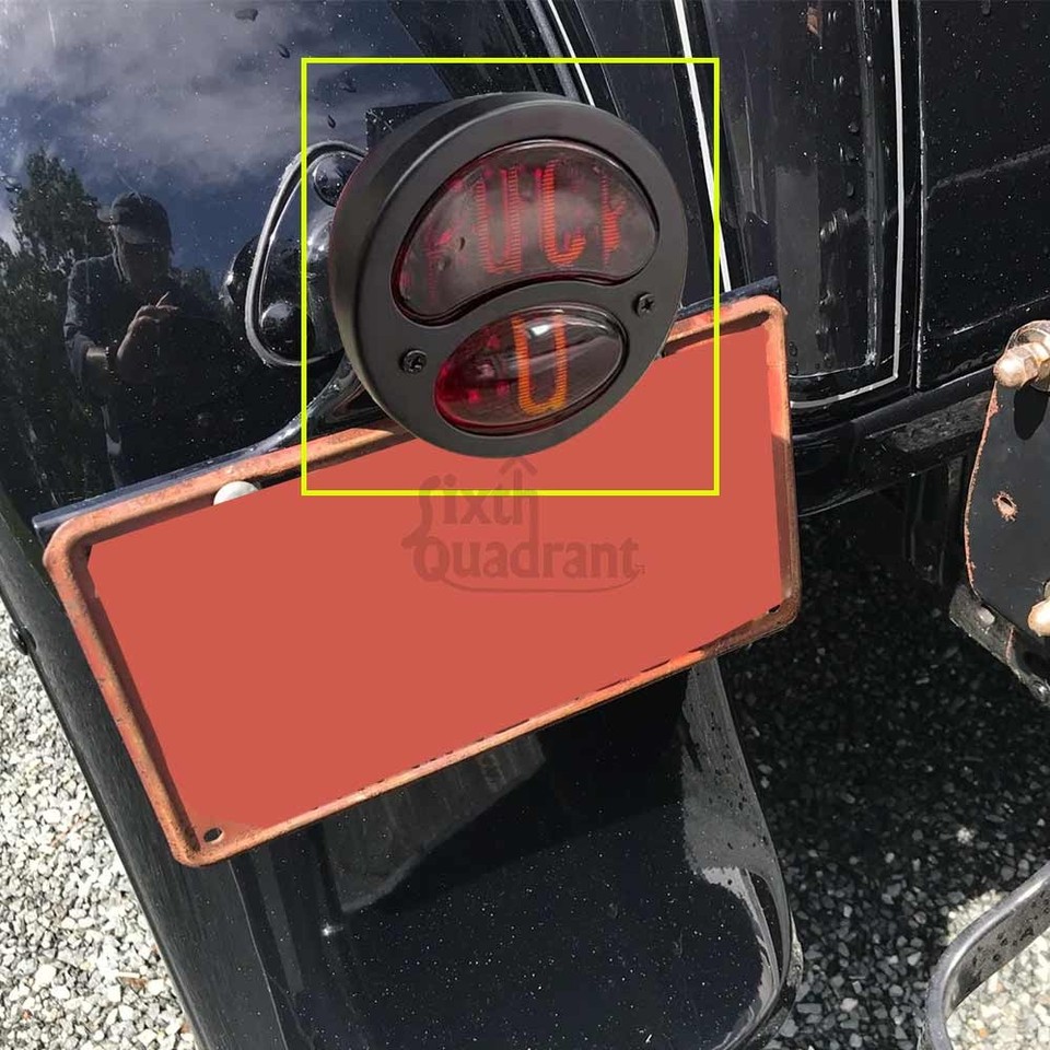 Brake Stop Taillight For Ford Model Lamp For Harley Chopper Hot Rod ...