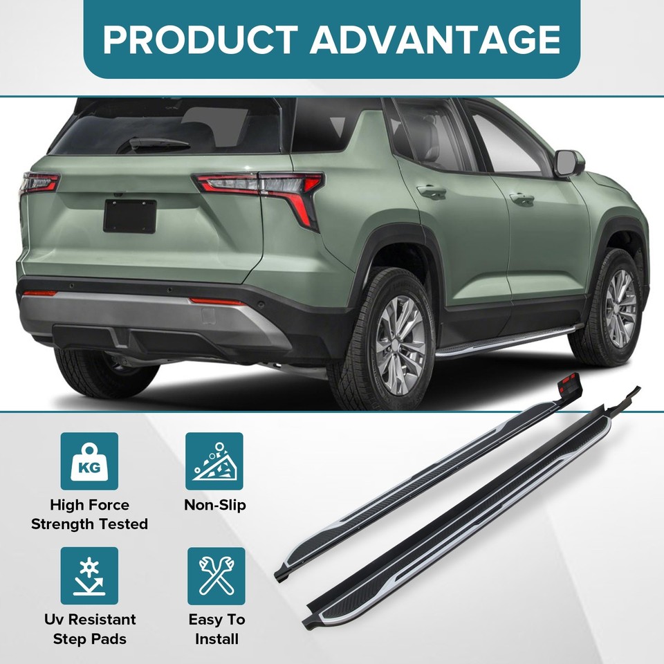 Running Boards For 2020-2025 Ford Explorer Side Step Nerf Bar | eBay