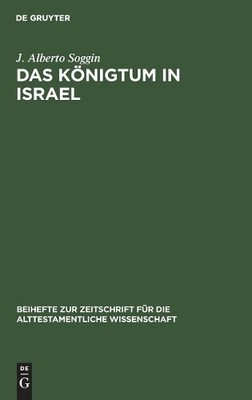 J Alberto Soggin Das Königtum in Israel (Copertina rigida) | eBay