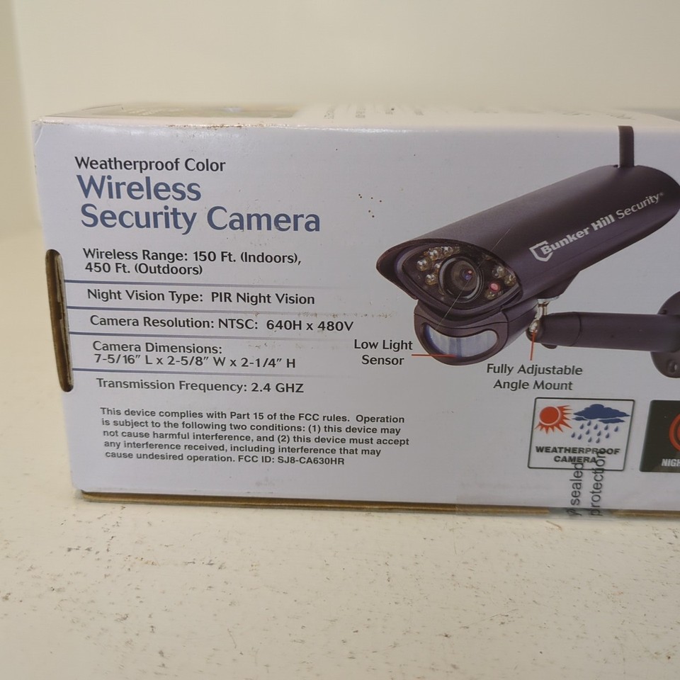 Bunker Hill Security Camera 62367 New Factory Sealed | eBay