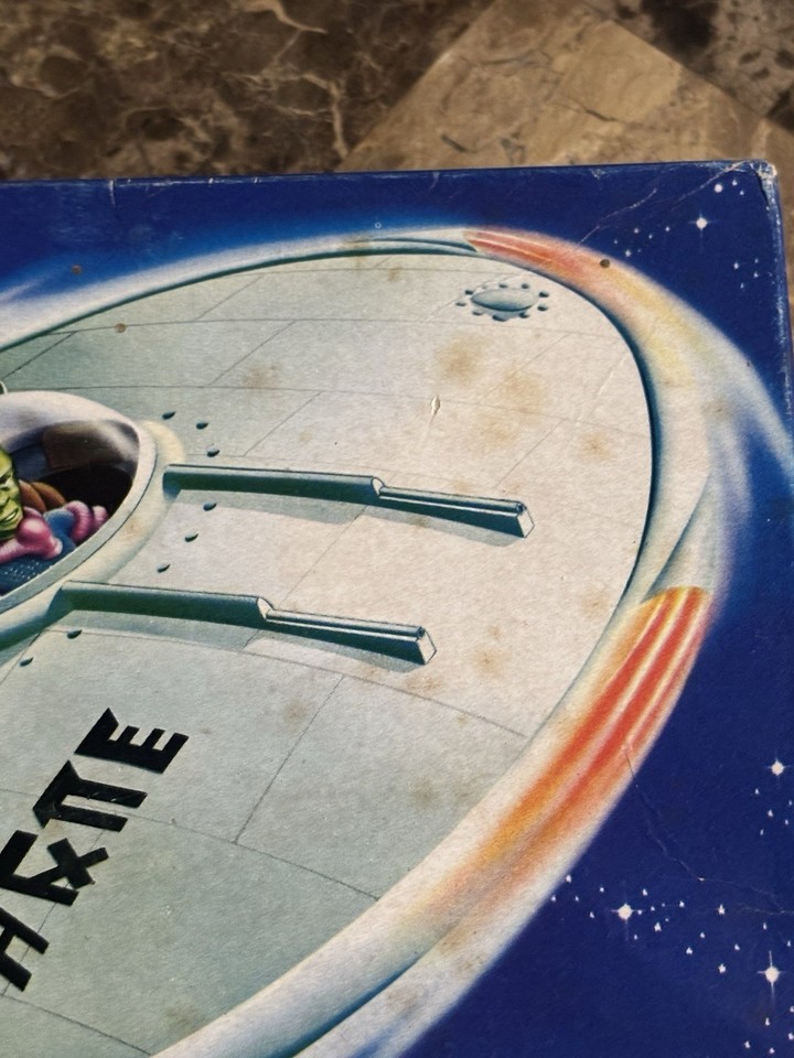 ORIGINAL 1954 PAUL LINDBERG FLYING SAUCER MODEL KIT #517 UFO ASSEMBLY ...