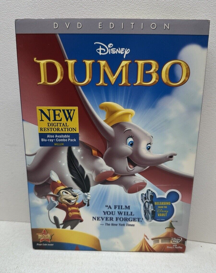 Dumbo 2011 Disney 70th Anniversary DVD Edition NEW with slipcover ...