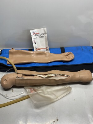 Nasco Life Form IV Training Arm Carrying Bag and instruction manual ...