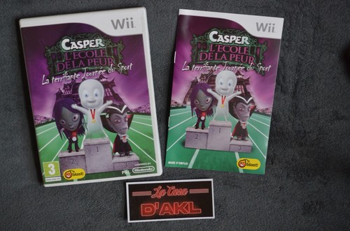 Casper L'école de la peur la terrifiante journée du sport Nintendo Wii ...