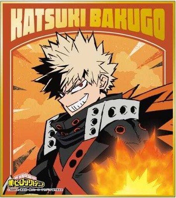 My Hero Academia Katsuki Bakugo shikishi card Manga toy Collection ...