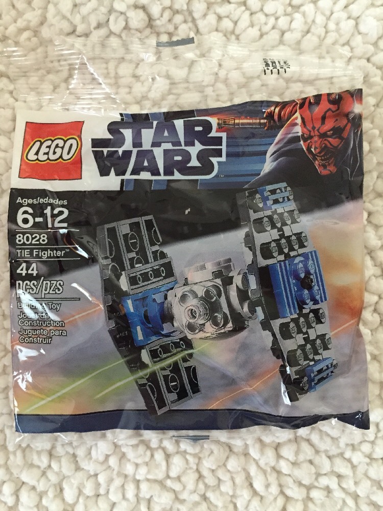 NEW Disney's Lego 8028 STAR WARS TIE FIGHTER Sealed (QWP 135) 44 Pieces ...