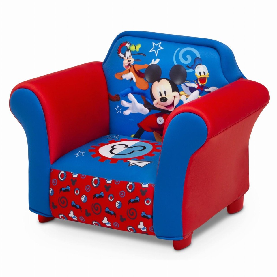 Kids Disney Mickey Mouse Chair Upholstered Armchair Chair For Toddler ...