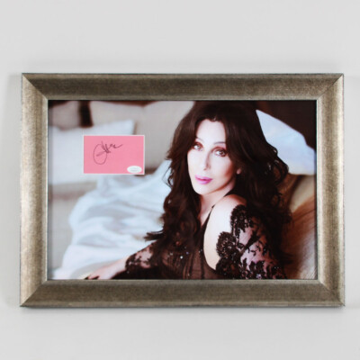 Cher Signed Photo Display - COA JSA | eBay