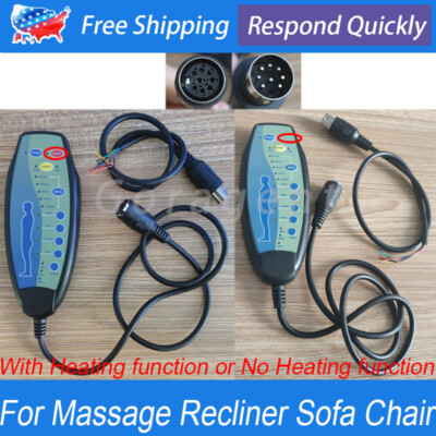 Remote Replace For Massage Power Lift Recliner Chair 8 Female Pin Hand ...