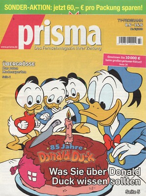 Zeitschrift PRISMA HEFT 23/2019 Fernsehmagazin 8.6.-14.6. 85 Jahre ...