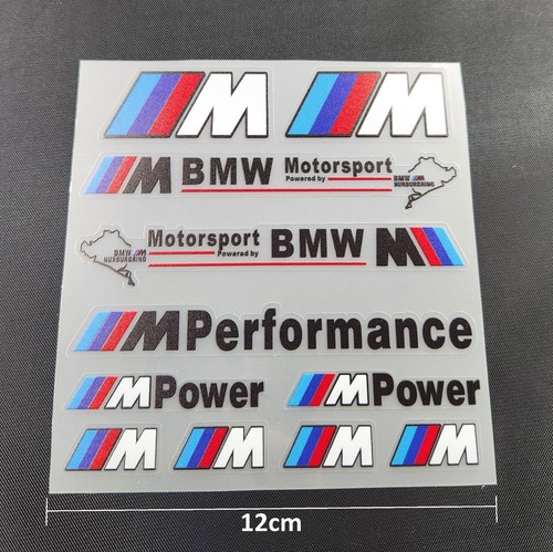BMW M Power Performance Motorsport Logo Badge Emblem Sticker Car Body ...