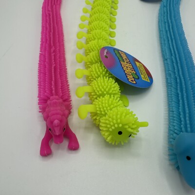 Fidget Worm Toy Skylety 10 Pieces Caterpillar And Unicorn Stretchy ...