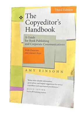 The Copyeditor's Handbook Guide For Book Publishing Corporate Coms Amy ...