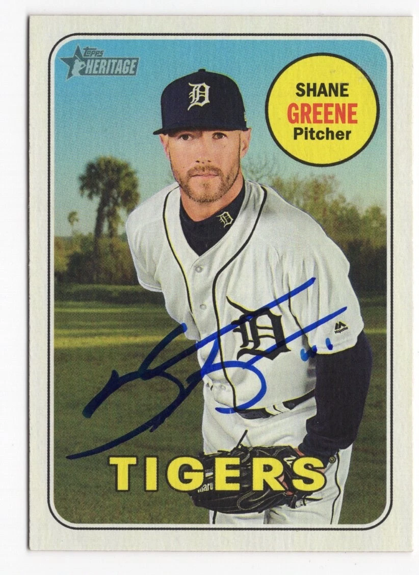 Shane Greene Baseball Cards