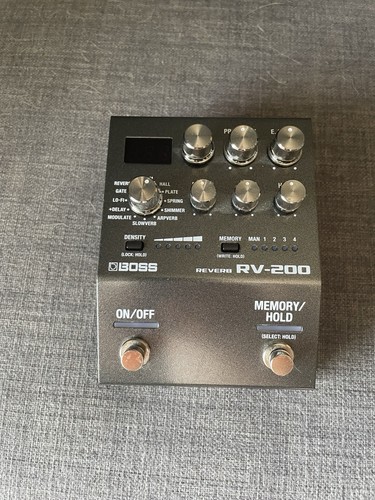 BOSS RV-200 REVERB Guitar Effects Pedal 12 Reverb Types | eBay
