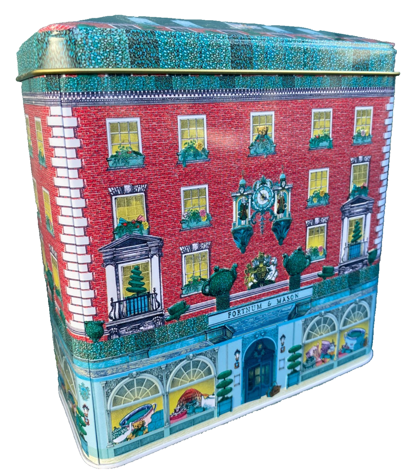 Fortnum and Mason Musical Piccadilly Metal Biscuit Tin - EMPTY + Parker ...