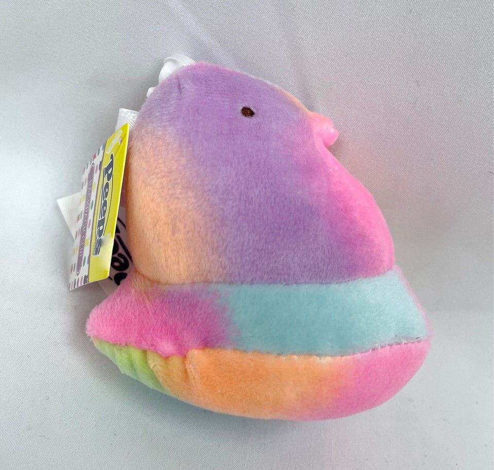 New Peeps Chick 3” Purple Pink Pastel Multicolored Plush Backpack Clip ...