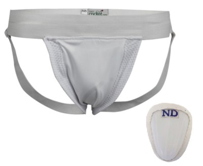 ND Cricket Box/Abdo Guard/Cup Cotton Jock Strap/Jockstrap/Pouch NEW ...