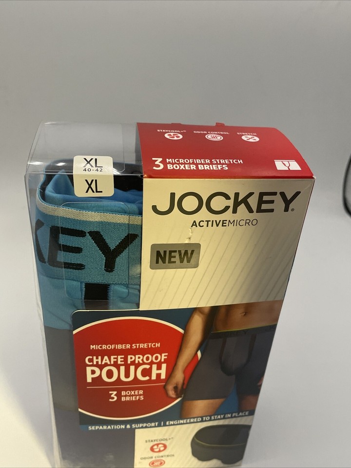Underwear Jockey Microfiber Boxer Brief Size XL | eBay