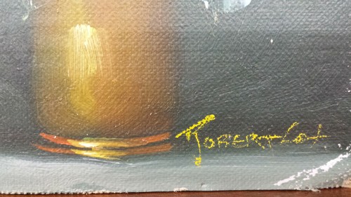 Robert Lox Oil Painting - Signed - Flowers - Original - Antique | eBay