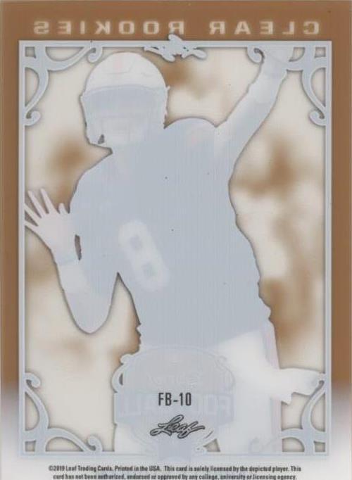 2019 Leaf Best of Football Jarrett Stidham #FB-10 for sale | eBay