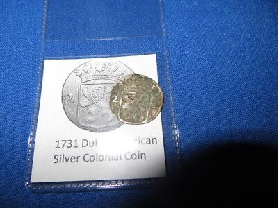 1731 Silver Early American Colonial Coin Before US Minted Coins FREE ...