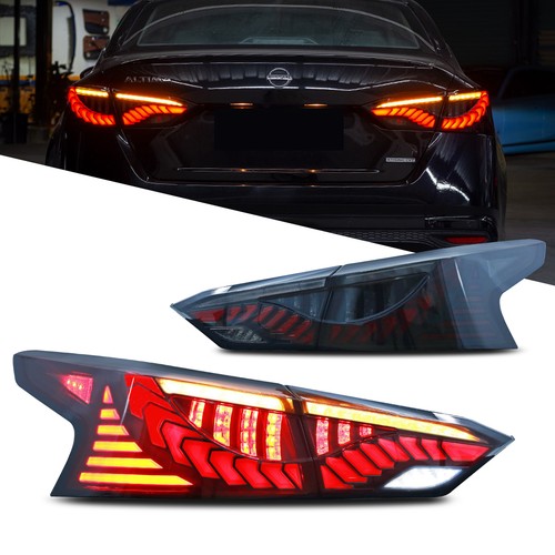 LED Black Tail Lights for Nissan Altima 2019-2024 Sequential Animation ...