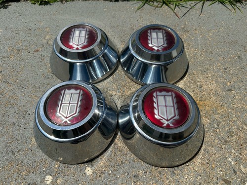 4 80-87 Mercury Grand Marquis Ford Crown Vic Turbine Wheel Center Caps ...