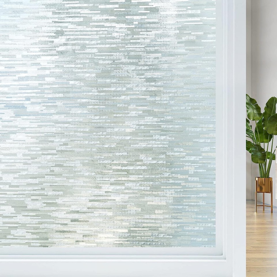 Bubble Free Frosted Window Film Self Adhesive Etched Privacy Glass ...