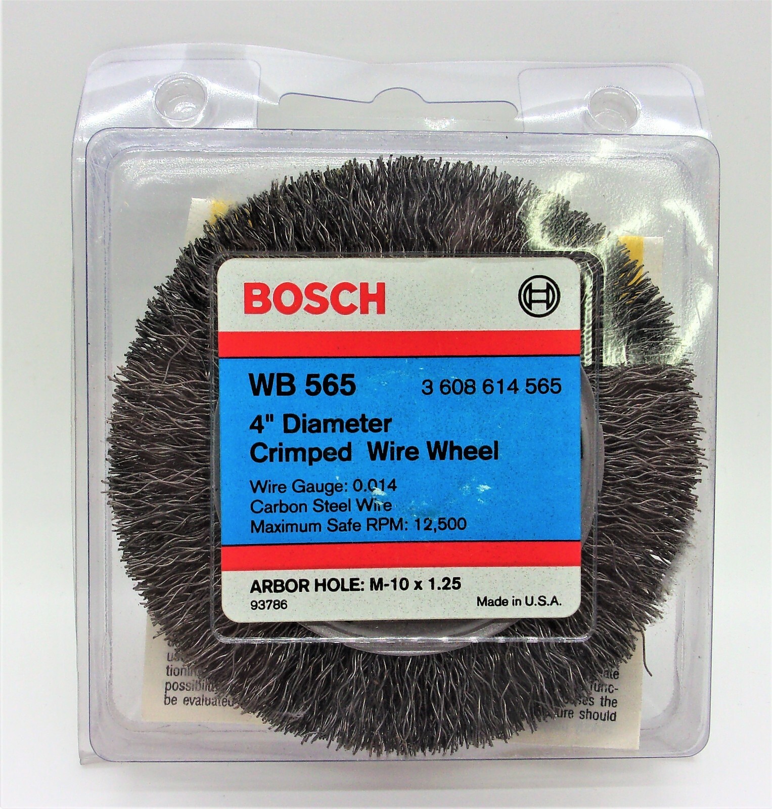 Bosch WB 565 4" Crimped Wire Wheel Arbor M-10 x 1.25 USA | eBay