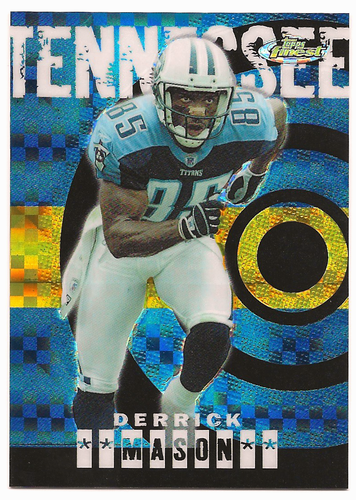 2004 Topps Finest #37 Derrick Mason Gold Refractor 031/150 TITANS | eBay