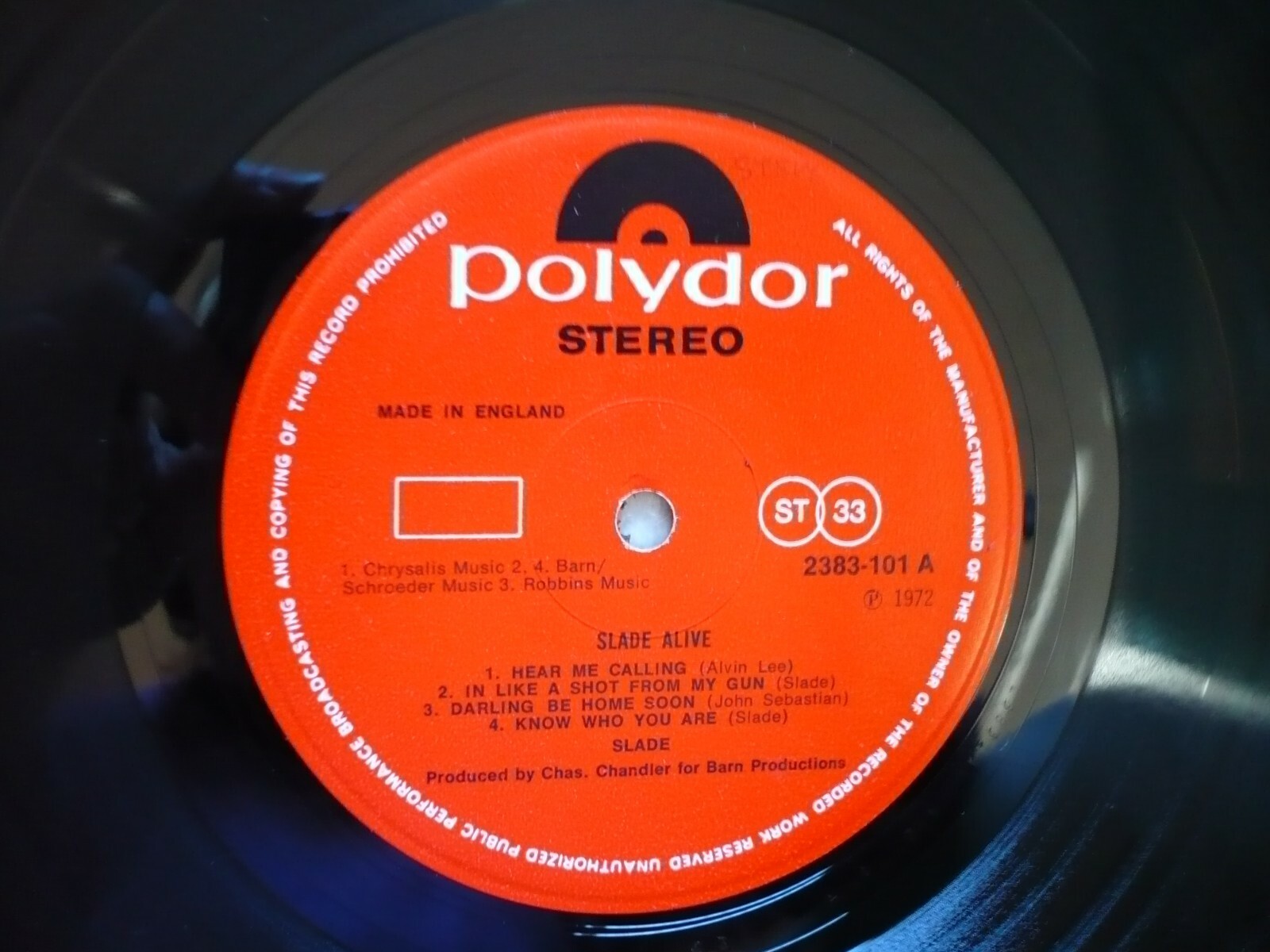 Slade Slade Alive! Vinyl UK 1972 Polydor Super 1st Press A2/B2 Glam ...