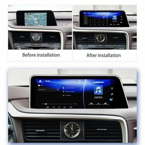 12.3" Android Navigation Car Gps Stereo Radio For Lexus Rx Rx350 Rx450h ...