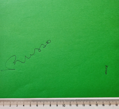 AUTOGRAFO LUIGI RUSSO MILAN FIRMA VINTAGE ORIGINALE AUTOGRAMM CALCIO | eBay