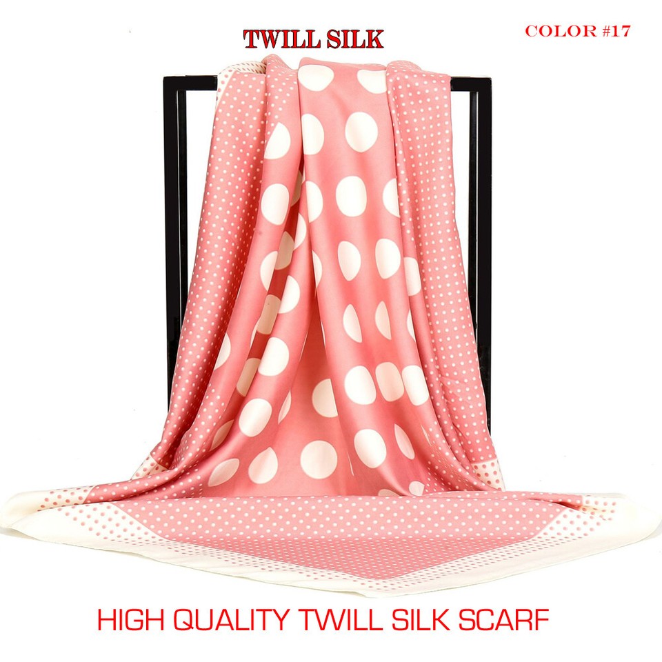 Women's Scarf Silk felling Square Head Scarfs 35"*35"(120 Styles) SHIP ...