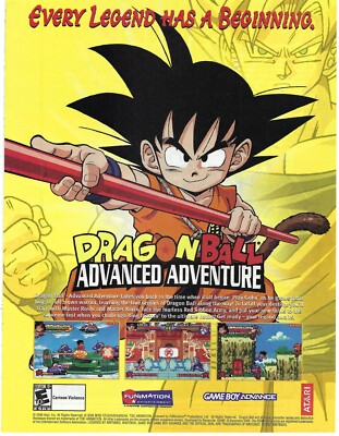 2006 Dragon Ball Advanced Adventure GBA Print Ad/Poster Vintage ...