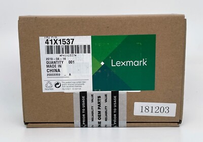 Lexmark 41X1537 CX92x SVC Filter Toner Exhaust 300K filter Maintenance ...