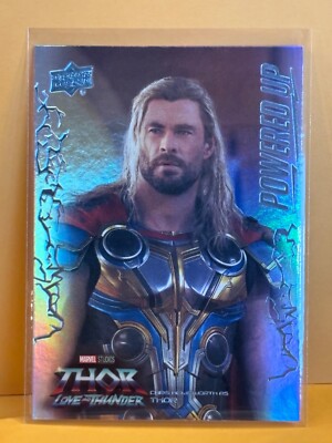 2023 UD Marvel THOR LOVE AND THUNDER POWER UP THOR #PU-4 Nice | eBay