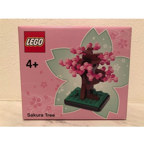 LEGO Sakura Tree Cherry Blossoms puzzle 3D Pink rare 2020 Gift Japan f ...