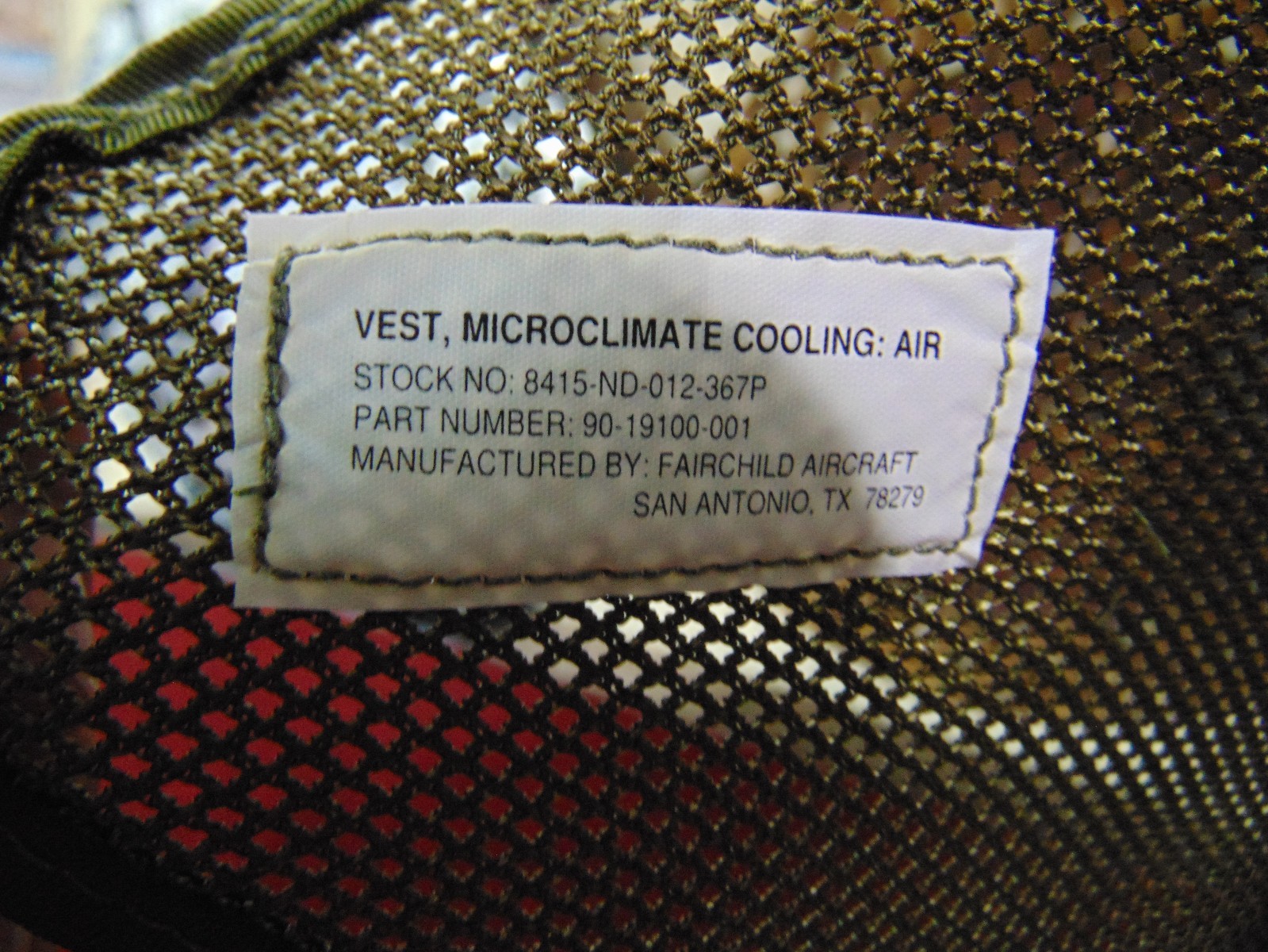 Military Army Surplus Microclimate Vest Air Conditioning Air Body ...