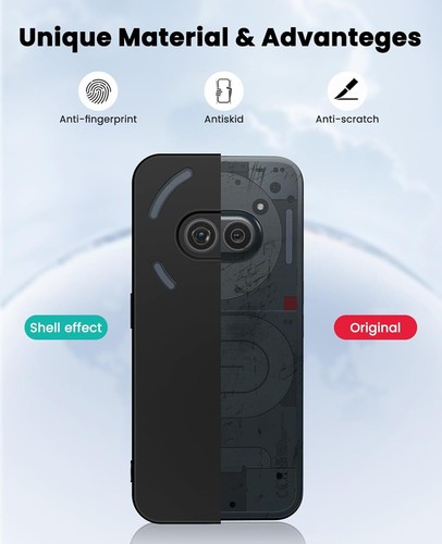 For Nothing Phone 2a Case, Slim Gel Phone Cover & Glass Screen ...