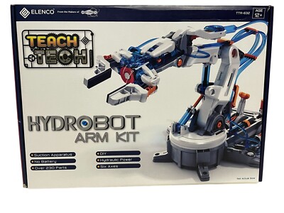 New Teach Tech Hydrobot Arm Kit Elenco TTR-632 STEM Building Toy Age 12 ...