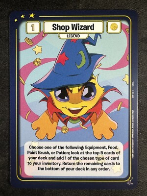 2024 Neopets Battledome TCG DON-172 C Shop Wizard Legend 1st Ed Common ...