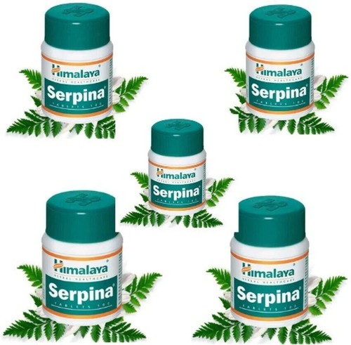 Himalaya Serpina 100 Tabs x5 | Herbal BP Support | Exp 01/2027 ...