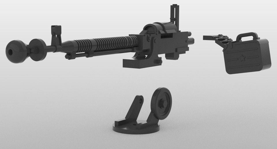 1/18 Battleground DSHK-38 WW2 Dushka Machine Gun - Short Mount | eBay